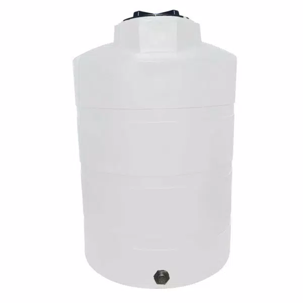 1000 Gallon Vertical Storage Tank, White | GVM Distribution